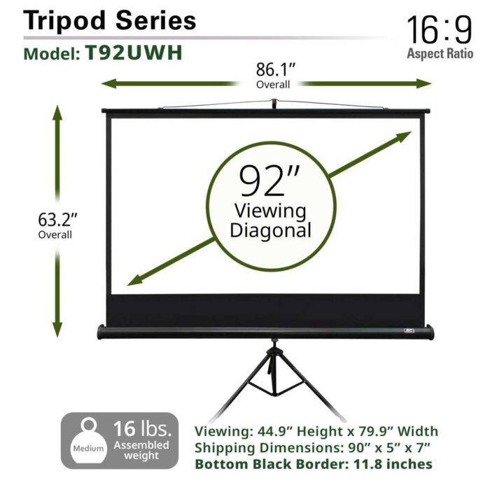 Màn chiếu 92-inch Elite Screens T92UWH - Chính Hãng, Giá Tốt ...