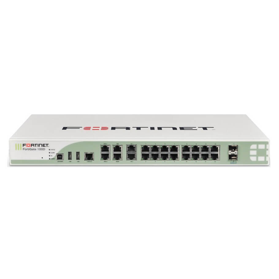 20 x GE RJ45 ports Firewall Fortinet Fortigate FG-100D - Chính Hãng ...