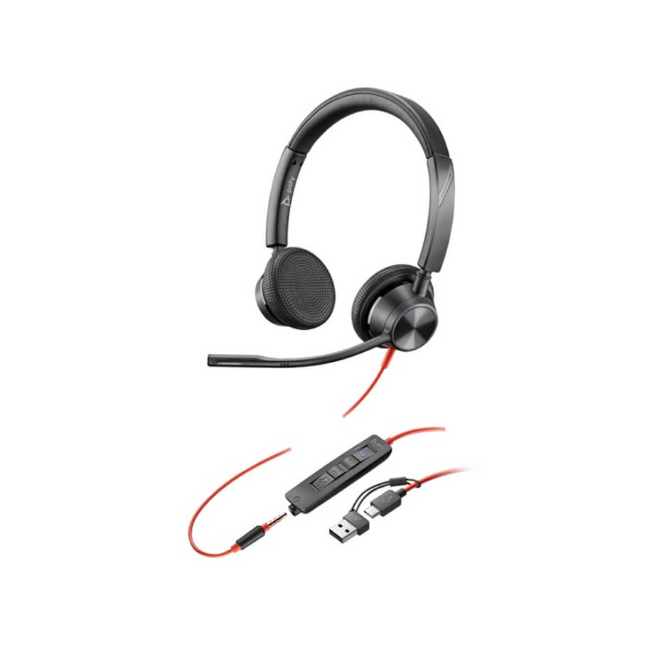 Poly Blackwire 3325 Stereo Microsoft Teams USB-C (8X222AA) - Chính Hãng ...